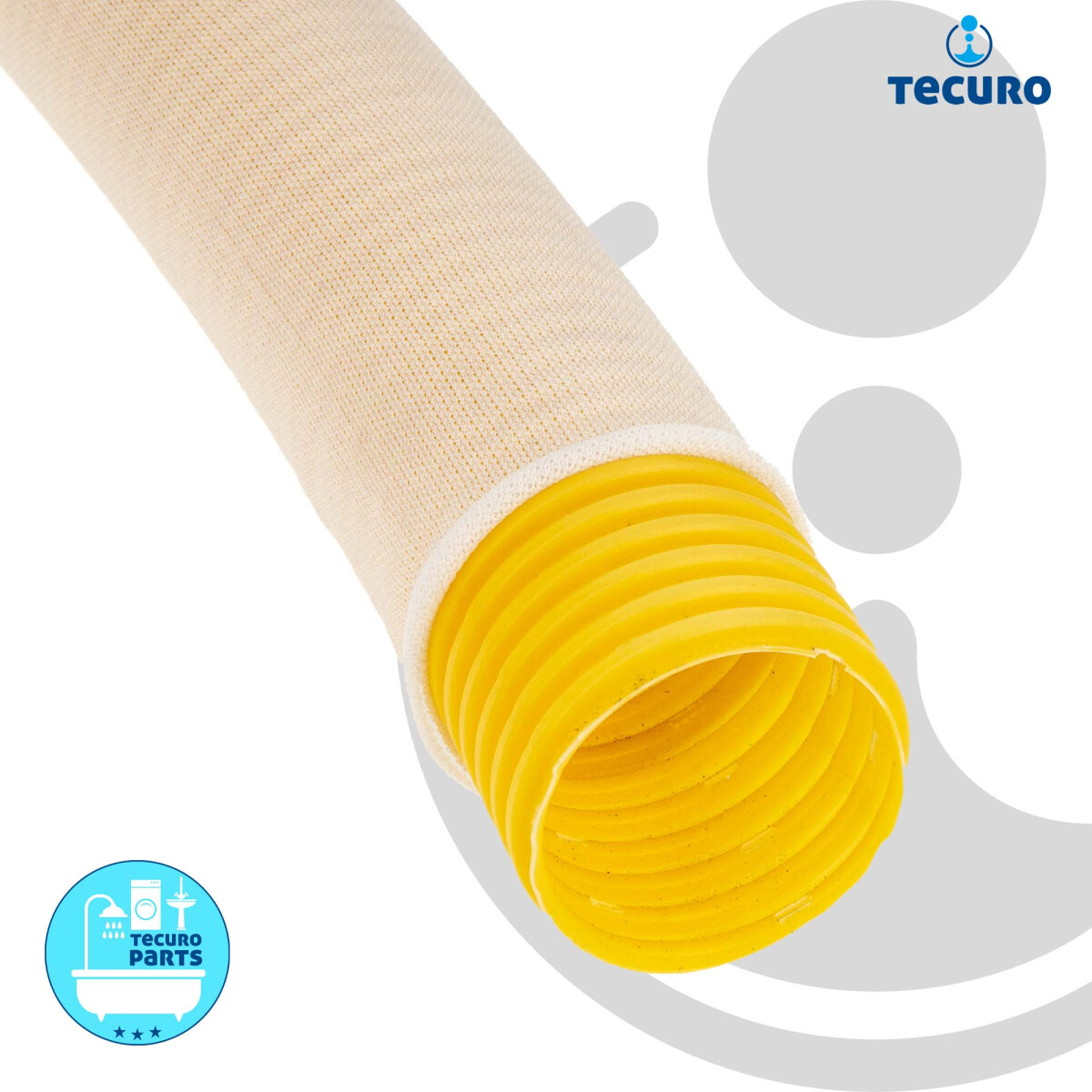 tecuro Drainagerohr 10 Meter - DN100, flexibel, gewellt und geschlitz ...